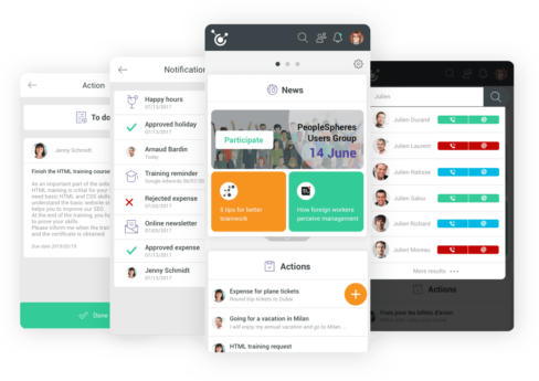 Mobile Friendly - Employee Experience Platform - PeopleSpheres